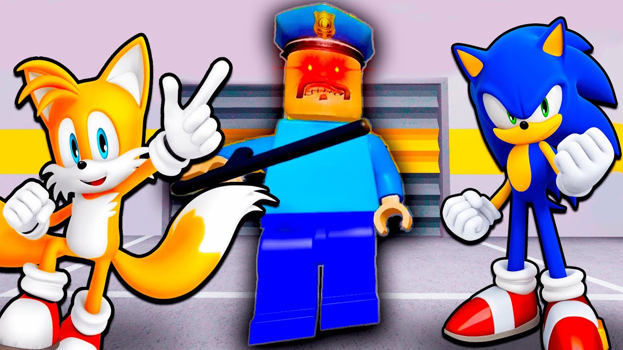 Sonic & Tails Escape LEGO BARRY'S PRISON RUN!!! - YouTube