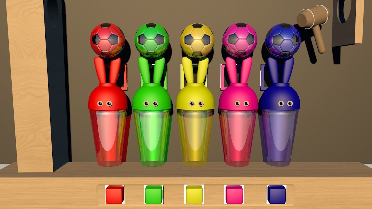 Learn Colors with Ruby Mold and Colored Ball Nursery Rhymes for Kids ...