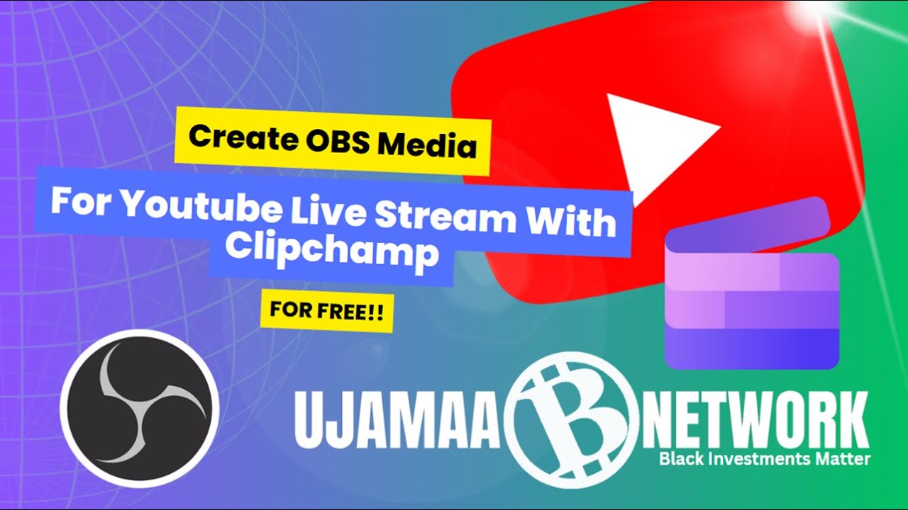 Creating free intro scenes for OBS studio using MS Clipchamp - YouTube