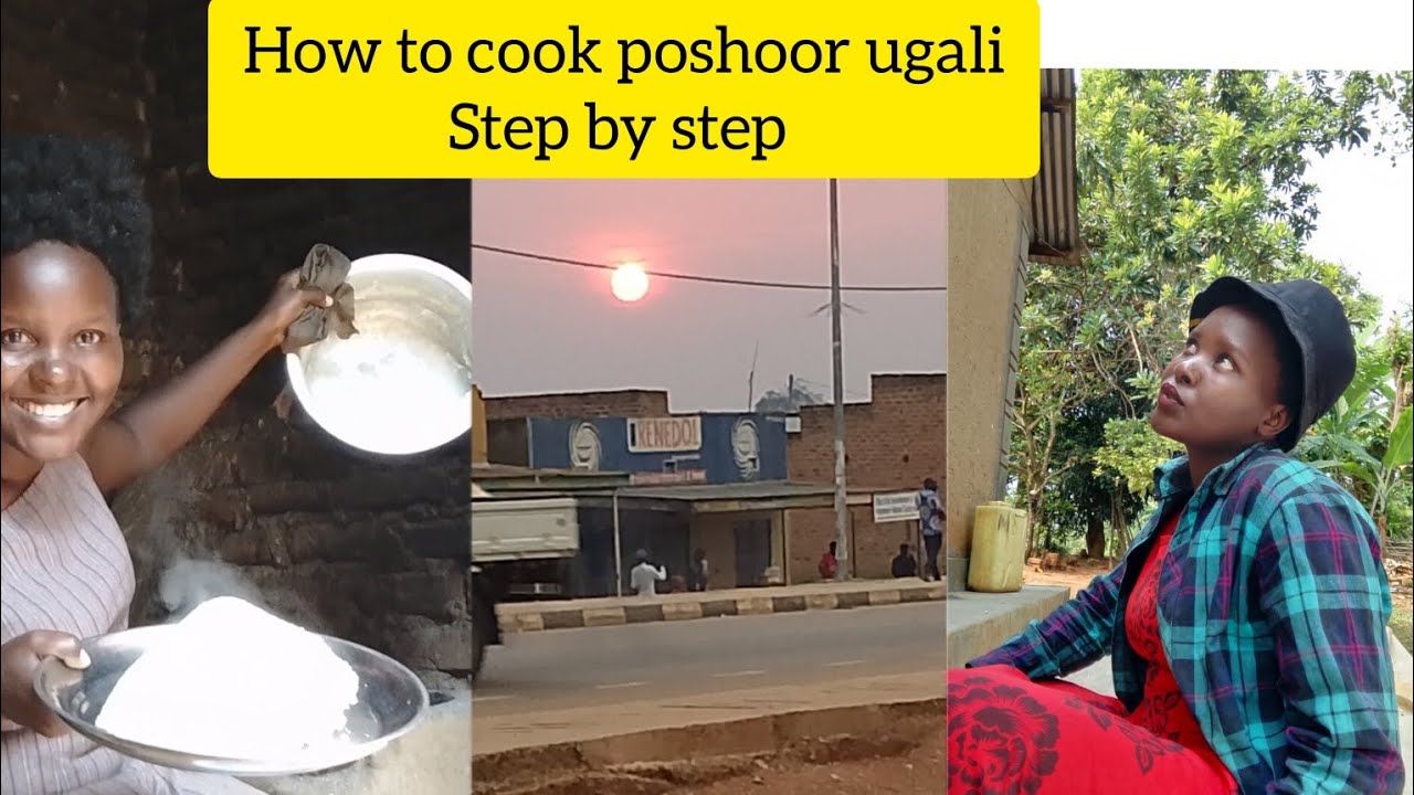 How to cook ugali or posho or corn flour at home in atypical African ...