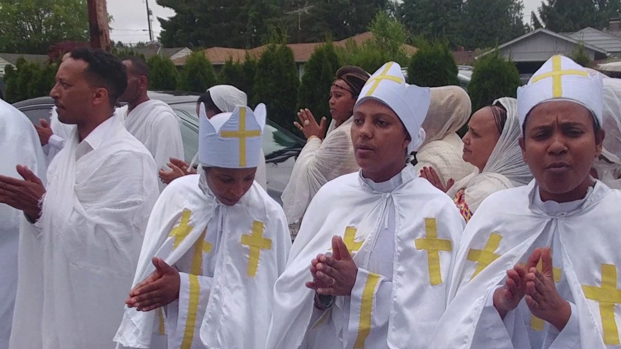 Tabot procession Debre selam St Michael North Seattle - YouTube