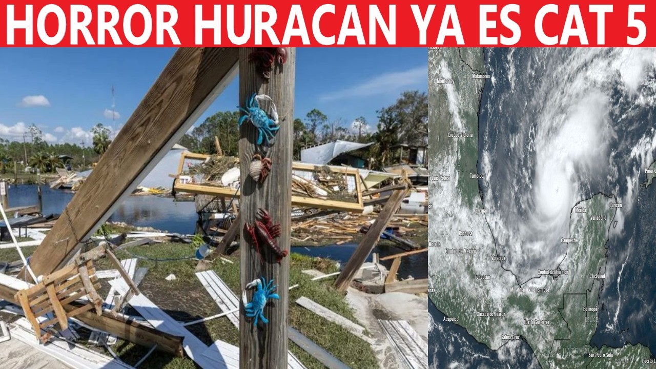 ⛈️YA ES CAT 5 HURACÁN MILTON VA A MÉXICO Y EEUU 🆘 - YouTube