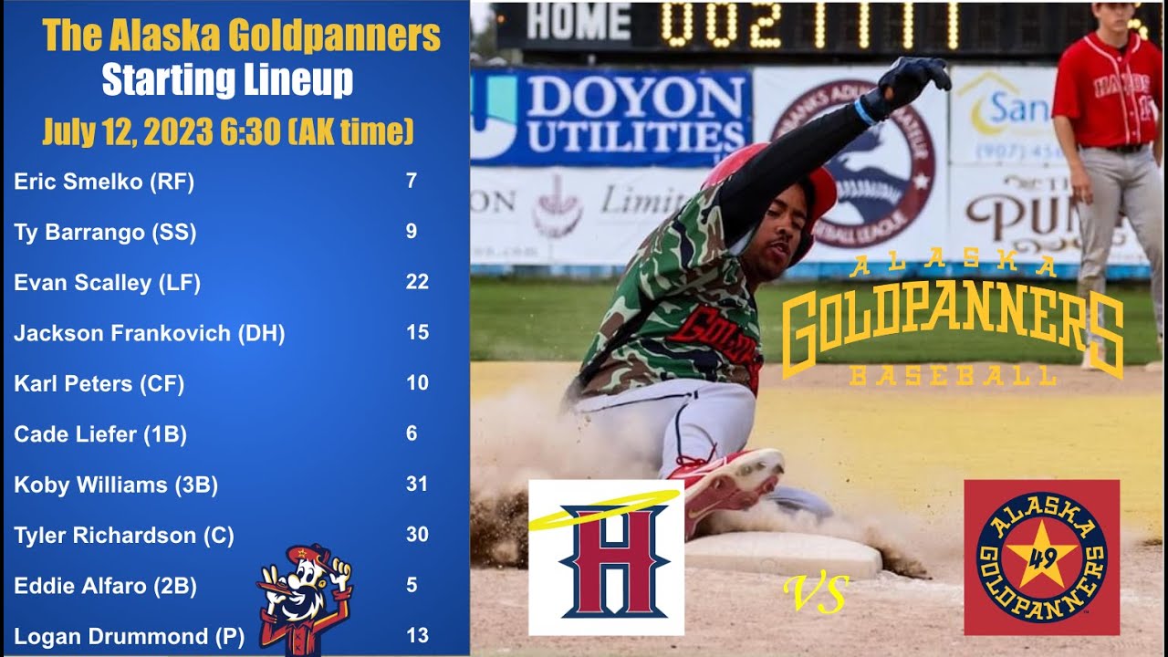 PannerVision Presents: Alaska Goldpanners vs California Halos 7-12-23 ...