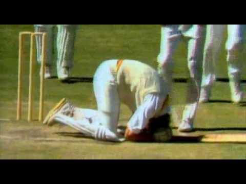 Batsman's Shivering While Facing Jeff Thomson Bowling