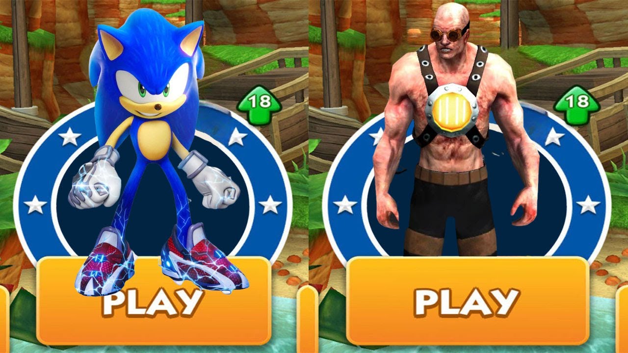 Sonic Dash vs Heat Wave: Hero Run - Boscage Maze Sonic vs All Bosses ...