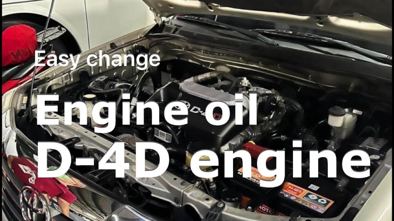 How many engine oil toyota fortuner 2012 D-4D engine. - YouTube