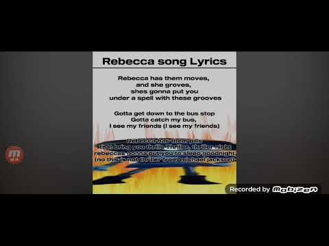 Rebecca song Lyrics (2x speed) - YouTube