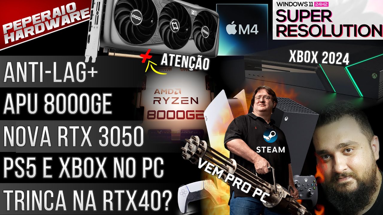 Resumão – RTX 4080 trincando / PS5 Xbox vindo pro PC? / Teste 3050 6GB ...