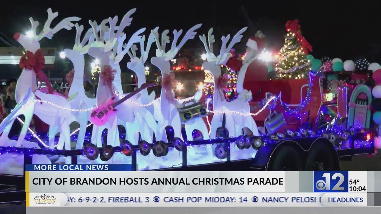 Brandon hosts 2024 Christmas parade - YouTube