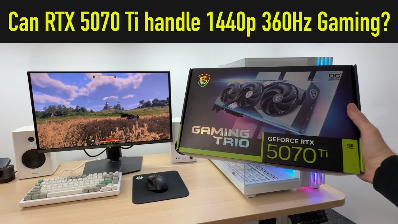 RTX 5070 Ti: 360Hz AAA 1440p Gaming Tested [Ray Tracing, DLSS 4, MFG ...