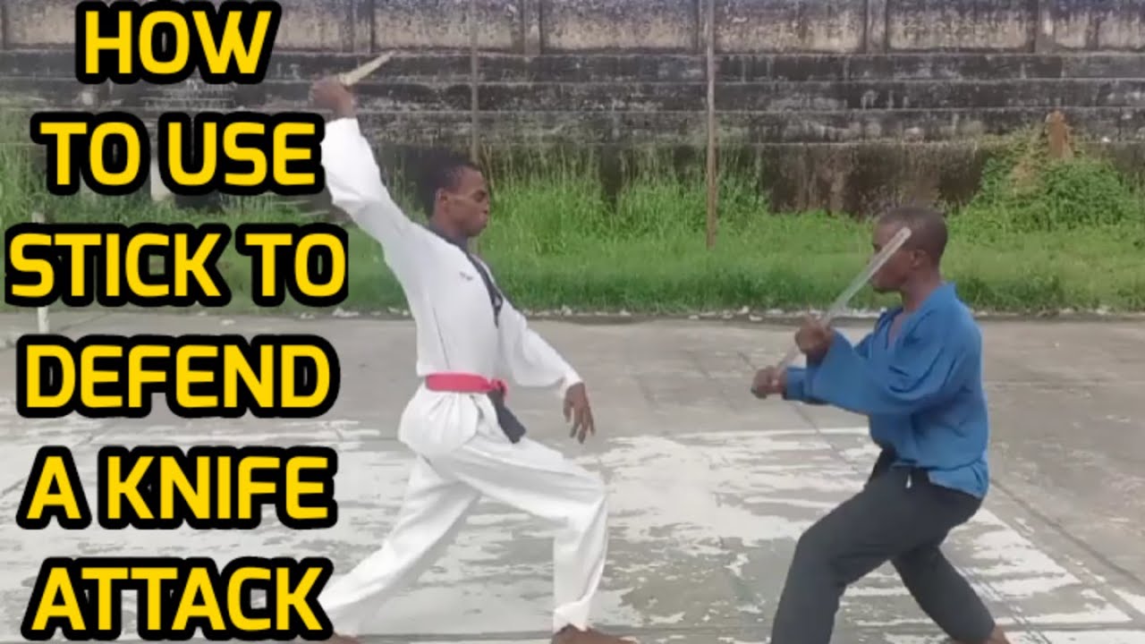 How to use stick to defend a knife attack | Tigerfist - YouTube