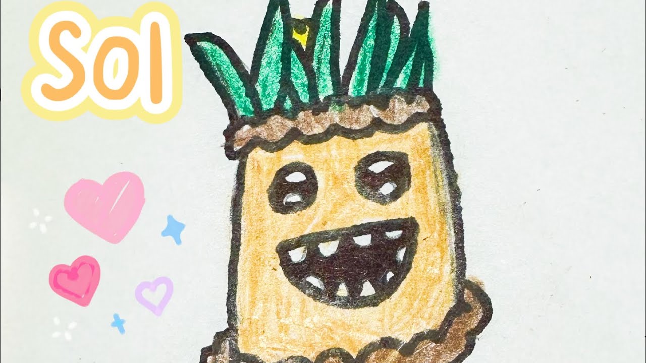 How to draw Sol | My Singing Monsters - YouTube