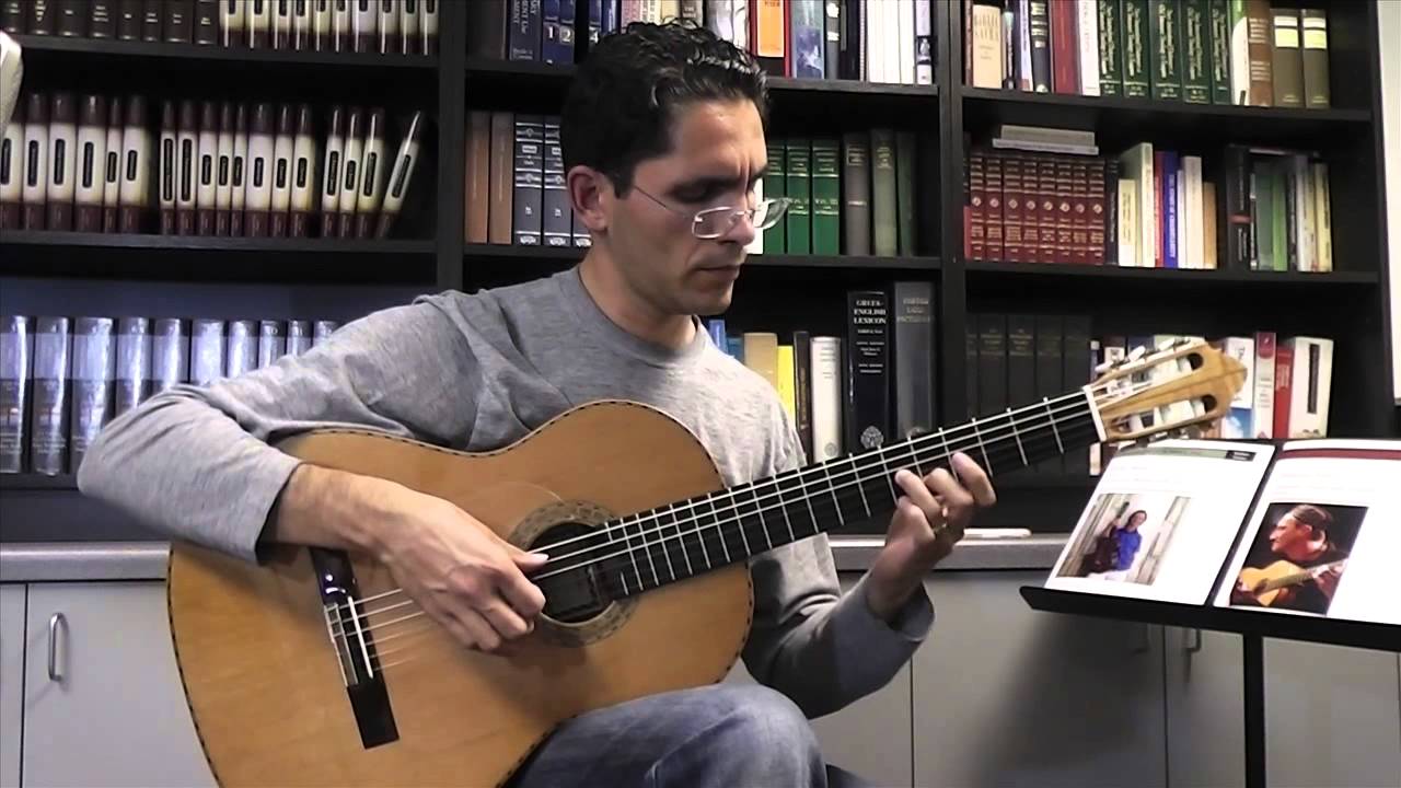 2007 AJ Lucas Classical Guitar "Santos" - Preludio de Adios - YouTube