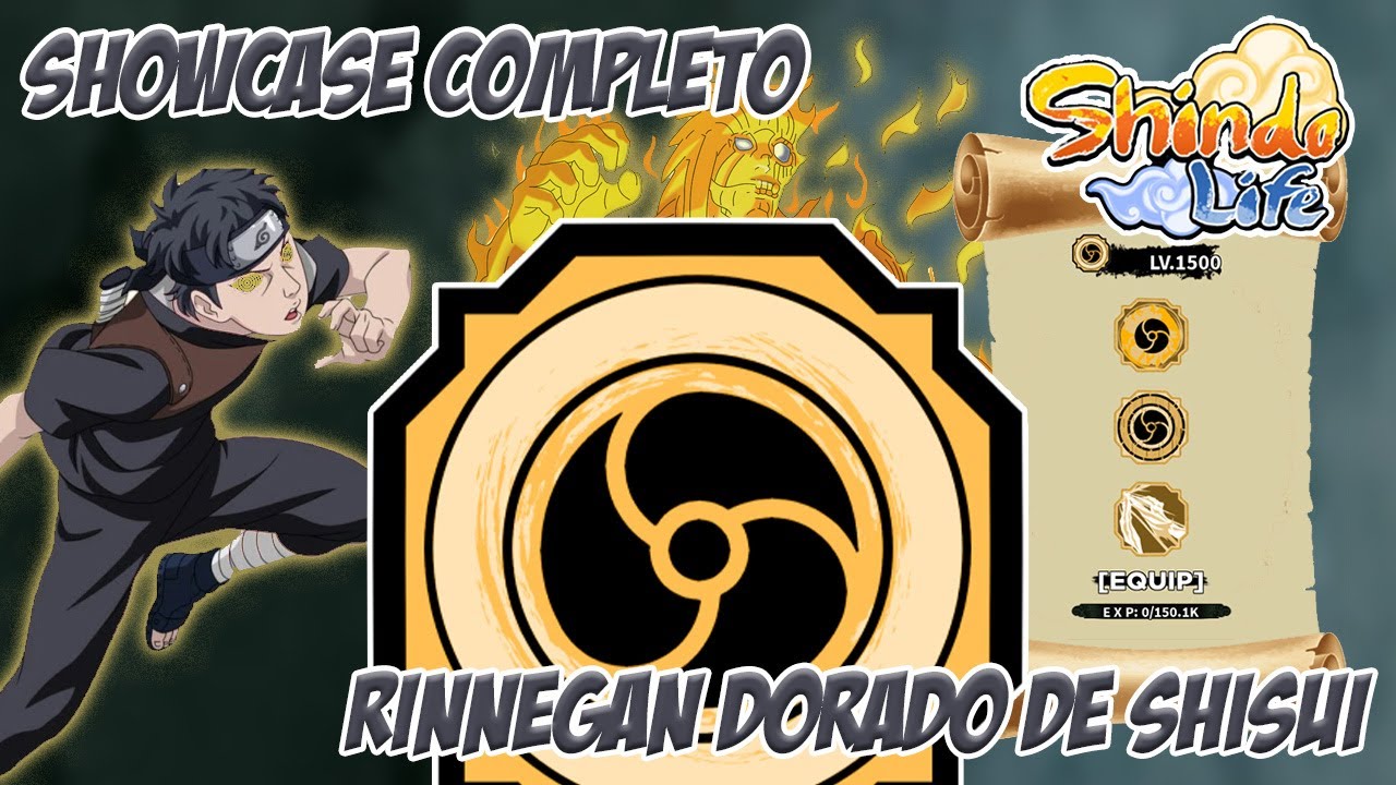 Showcase completo del Rinnegan Dorado de Shisui (Satori Gold) - Shindo ...