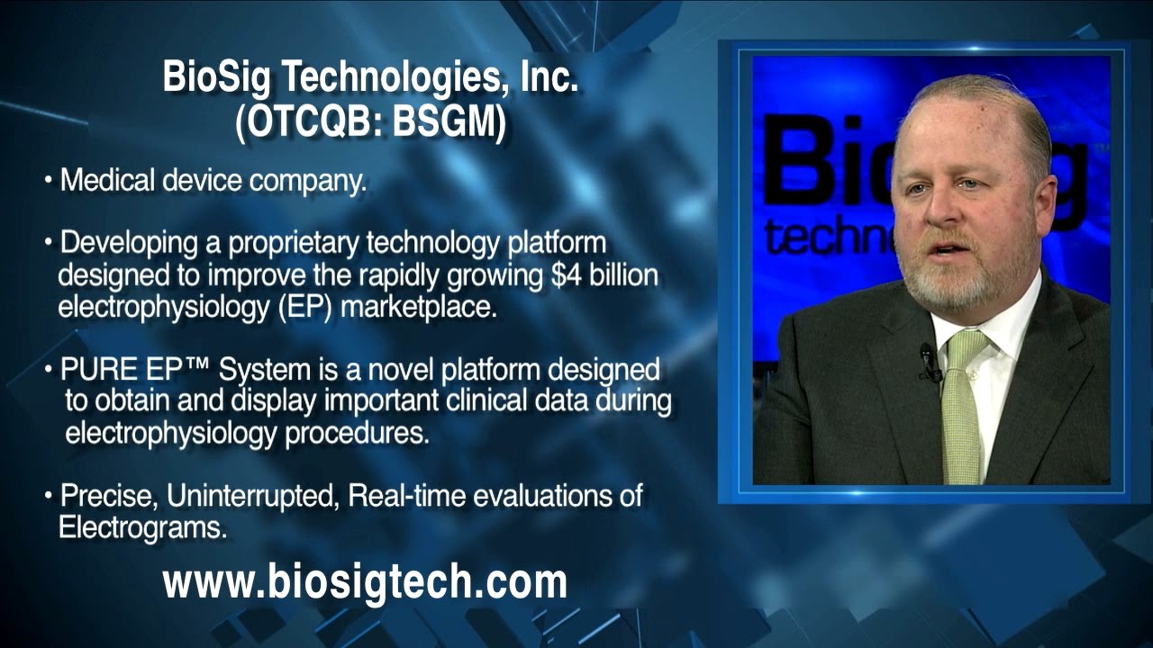 BioSig Technologies Inc. (OTCQB: BSGM) - YouTube