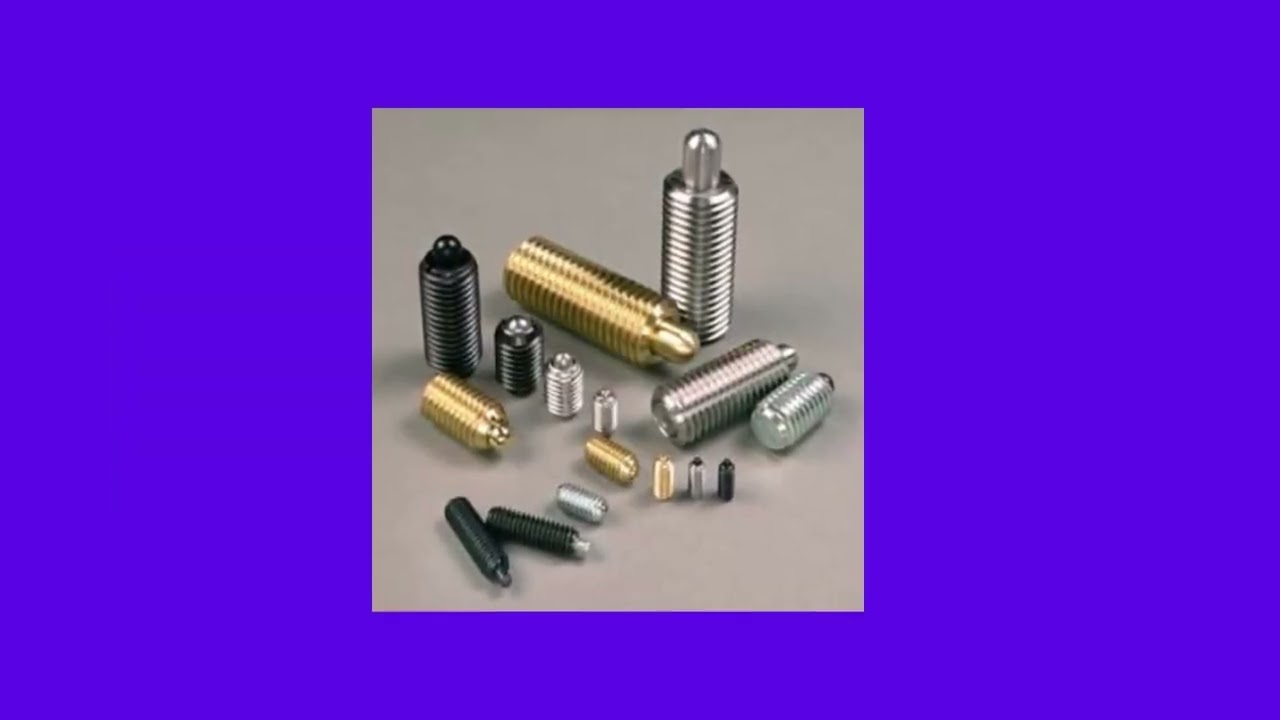 The Best Ball And Spring Plungers - YouTube