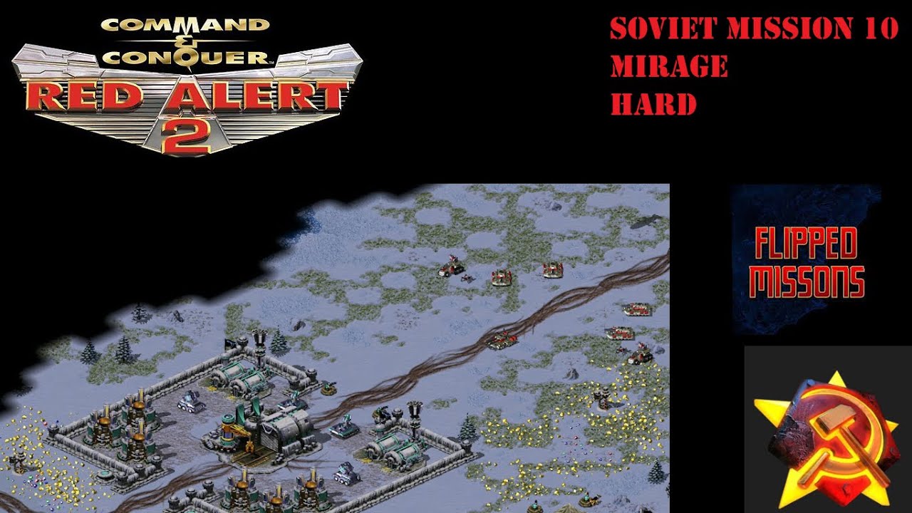 Red Alert 2 - Flipped Mission - Soviet Mission 10: Mirage (Hard) - YouTube