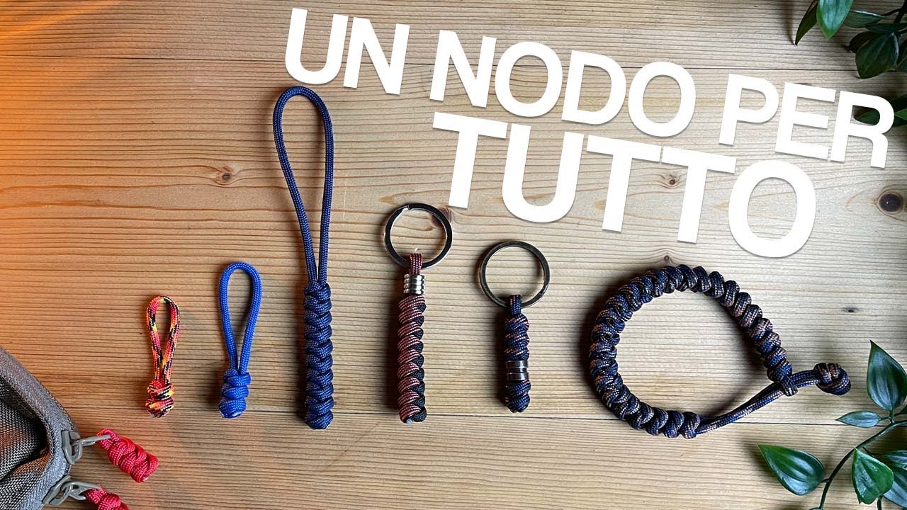 TUTORIAL PARACORD: un nodo per MILLE utilizzi!! tutorial #10 ...