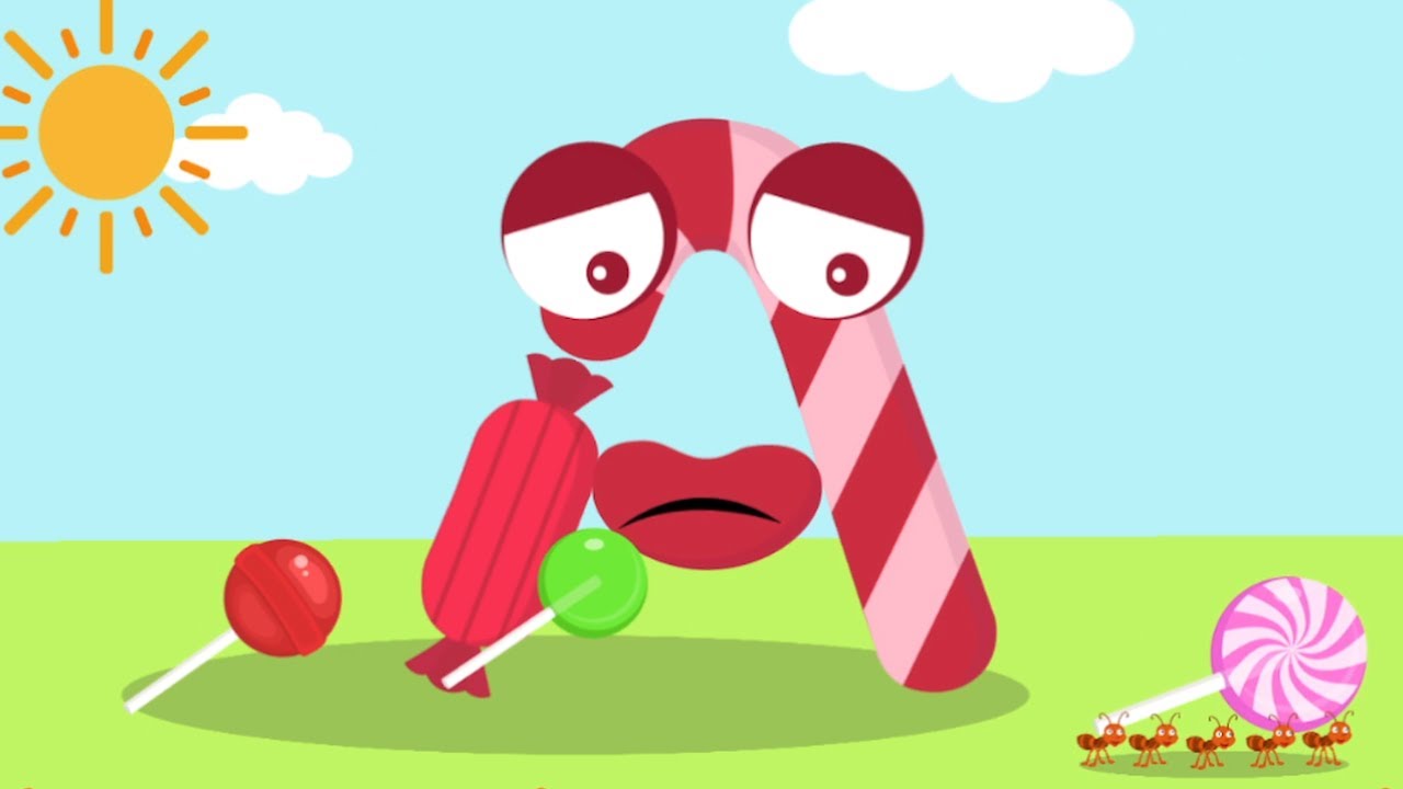 CandyBots Kids World #4 - Learn ABC Alphabet Letters from A to L for ...