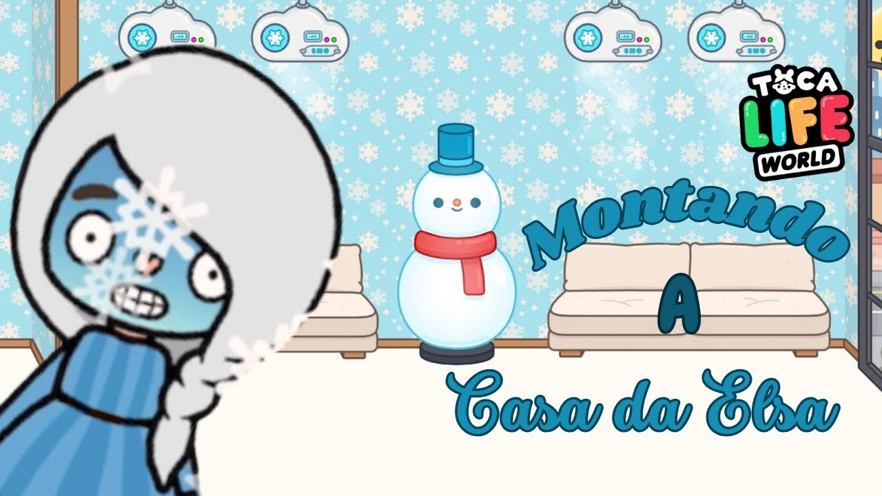 MONTANDO A CASA DA ELSA DO FROZEN DA DISNEY NO TOCA LIFE WORLD | Ideias ...