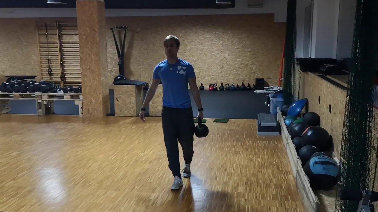 Kettlebell suitcase carry #Wagnerfit - YouTube