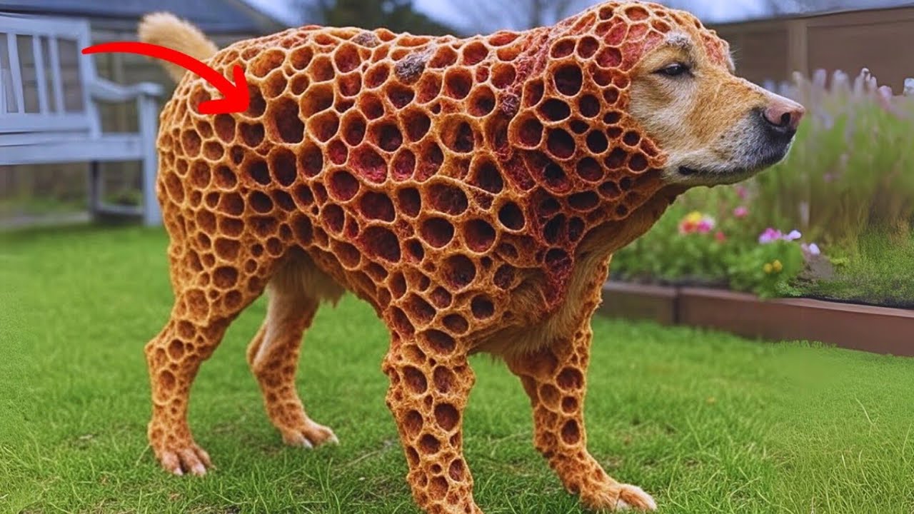 Golden Labrador Found Covered in Mysterious Honeycomb-Like Wounds ...