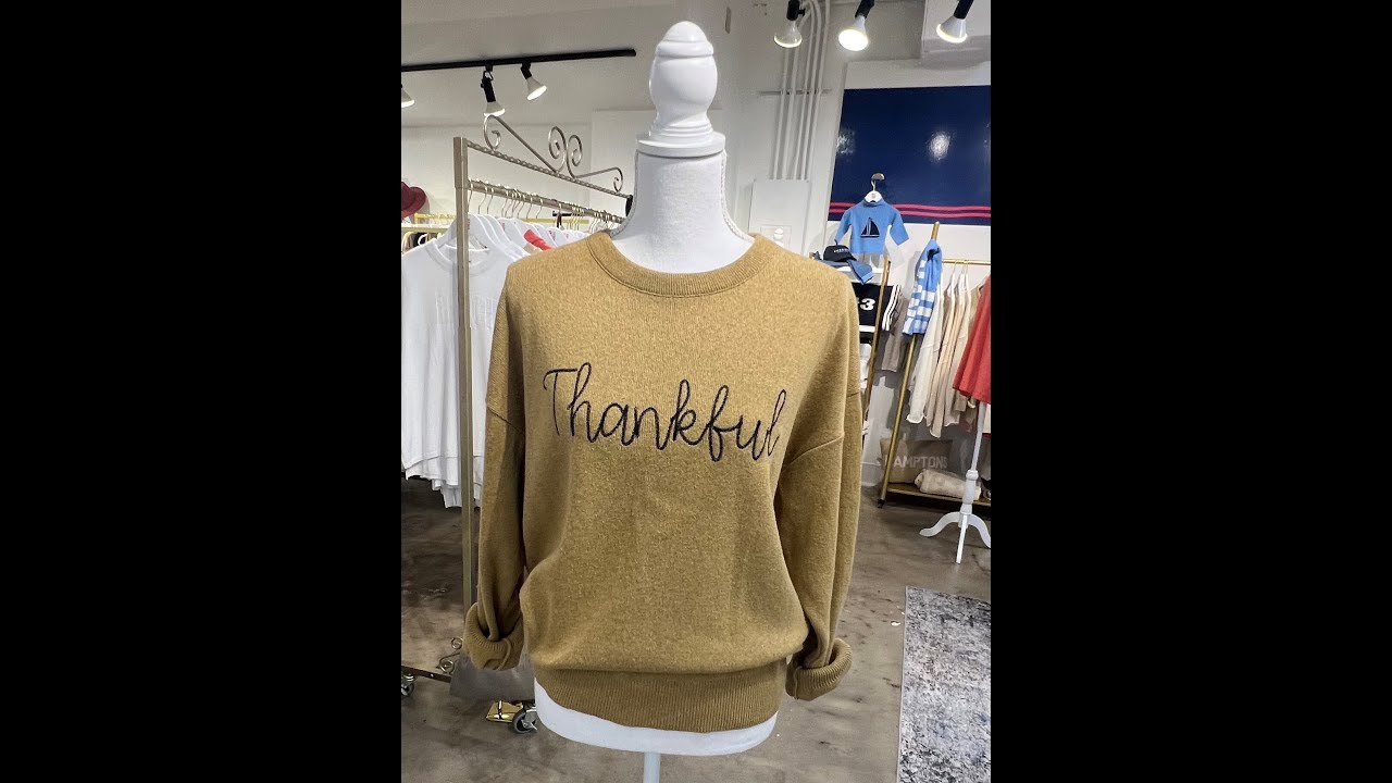 US made Sweaters, with custom embroidery Town Pride - YouTube