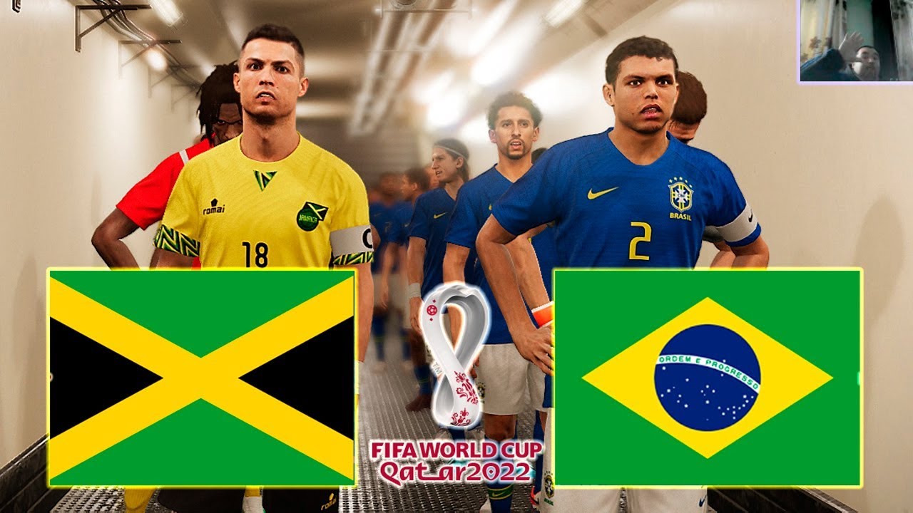PES 2020 | Brazil vs Jamaica FIFA World Cup 2022 Qatar | Full Match ...