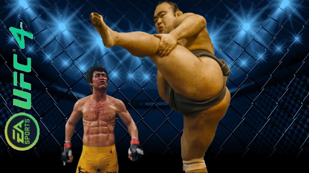 UFC4 | Bruce Lee vs Sumo Blood (EA Sports UFC 4) wwe 2K20 - YouTube