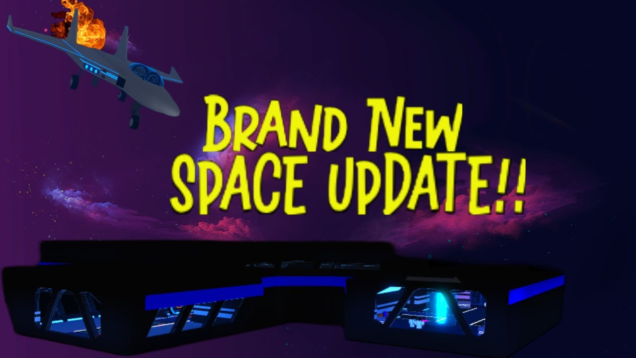 New space station update/space jet, Airport Tycoon Roblox - YouTube