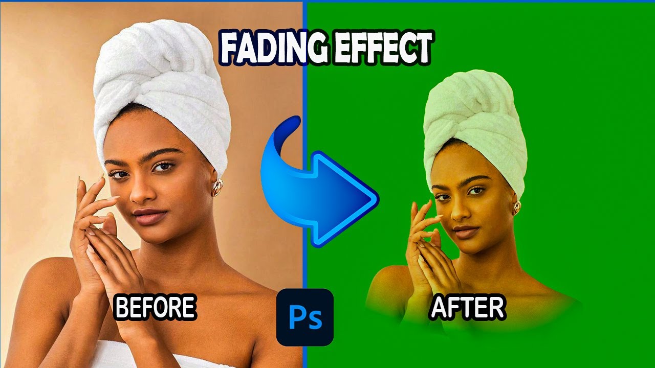 How To Fade An Image To Background In Photoshop | Photoshop Tutorial ...