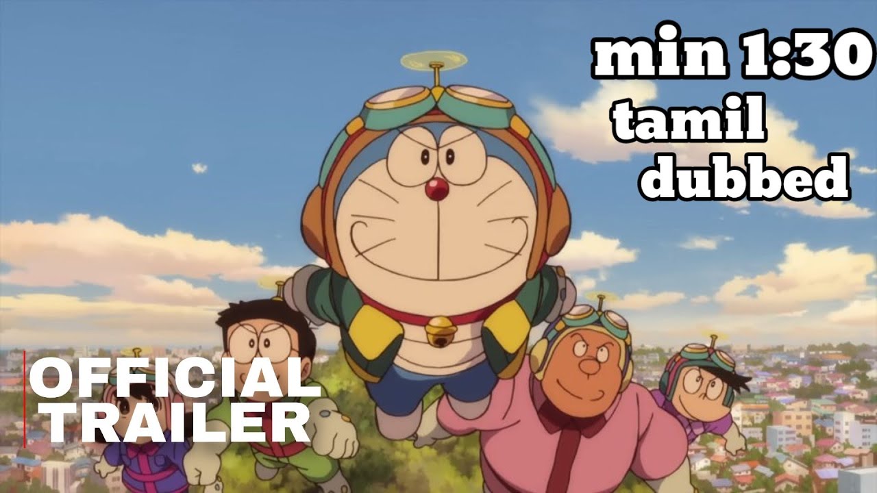 Doraemon movie nobita's sky utopia trailer 1.30 min in tamil l trailer ...