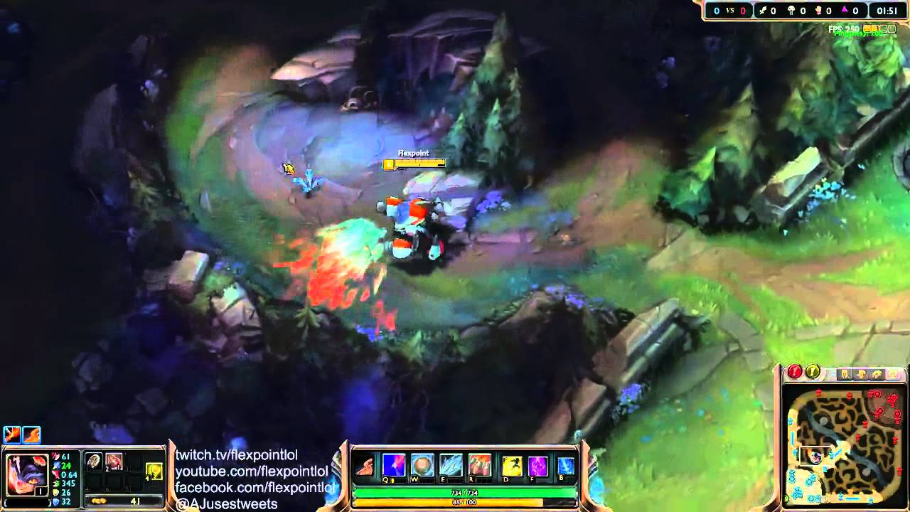 League of Legends | How-To take Wolf Camp as Rumble Lvl 1 - YouTube
