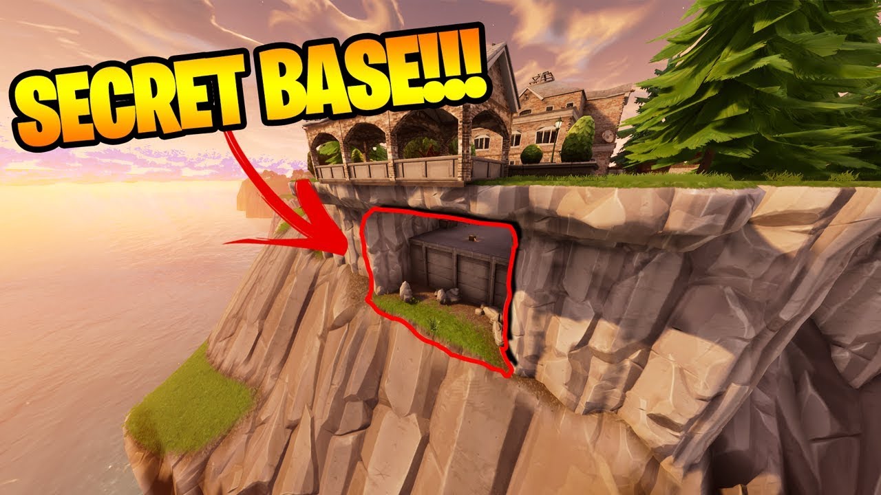 *HIDDEN* SECRET BASE Locations FOUND in Fortnite (Fortnite Battle ...