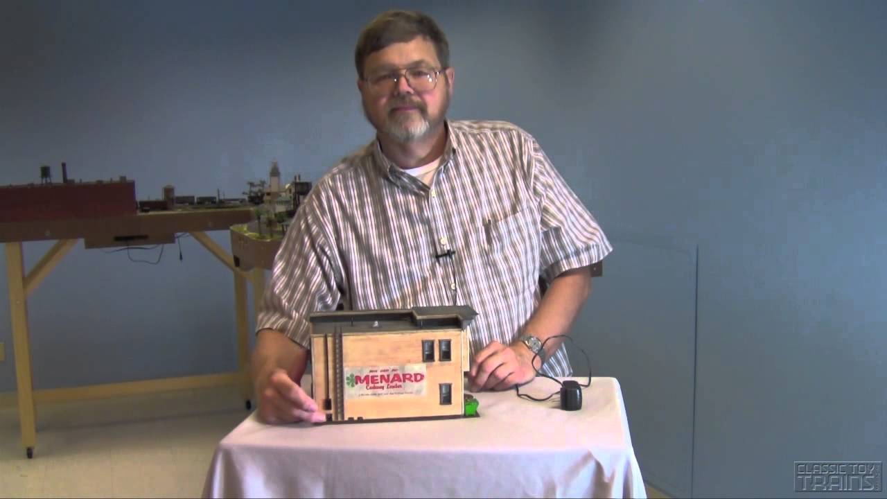 Menards O gauge wooden structure, a Classic Toy Trains video review ...