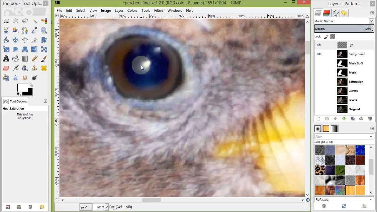 Perched Final Photo Development with Gimp 2.8 - YouTube