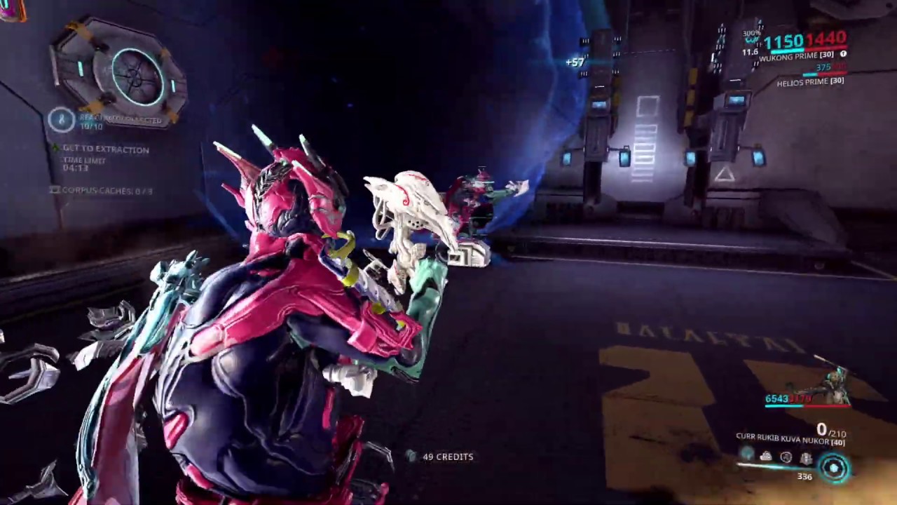 Warframe-PS4- Tenno riding a vacuum. - YouTube