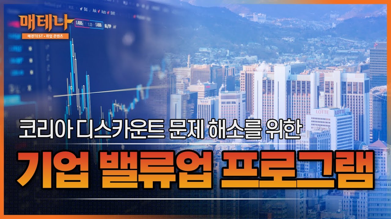 매경test 시사용어ㅣ코리아 디스카운트 문제 해소를 위한 기업 밸류업 프로그램 Youtube