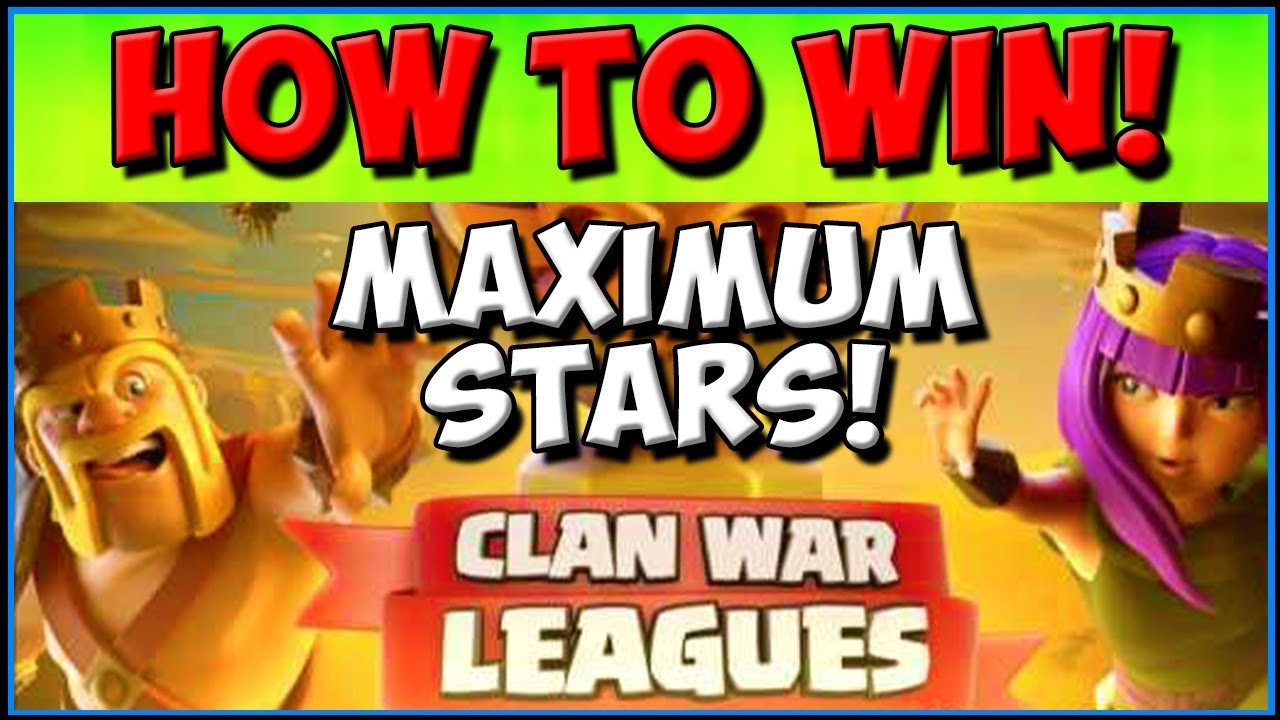 HOW TO WIN CLAN WAR LEAGUE - CLASH OF CLANS - 2 STAR TH12 - YouTube