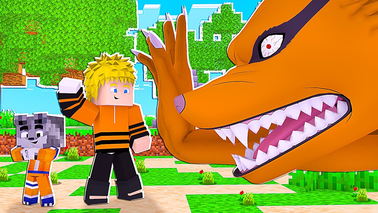 Minecraft : NARUTO O FILME - NARUTO VIROU AMIGO DA KURAMA DE NOVO ...