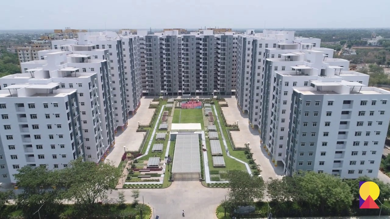 Raintree Park Dwaraka Krishna Guntur | Sales: 9870312918 | Aerial View ...