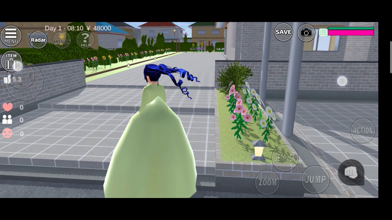 kk fiya main game sakura school simulator tutorial membuat baju ...