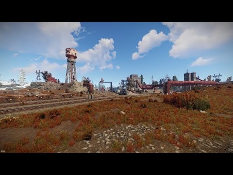 Rust Console Train Yard At 4am - YouTube