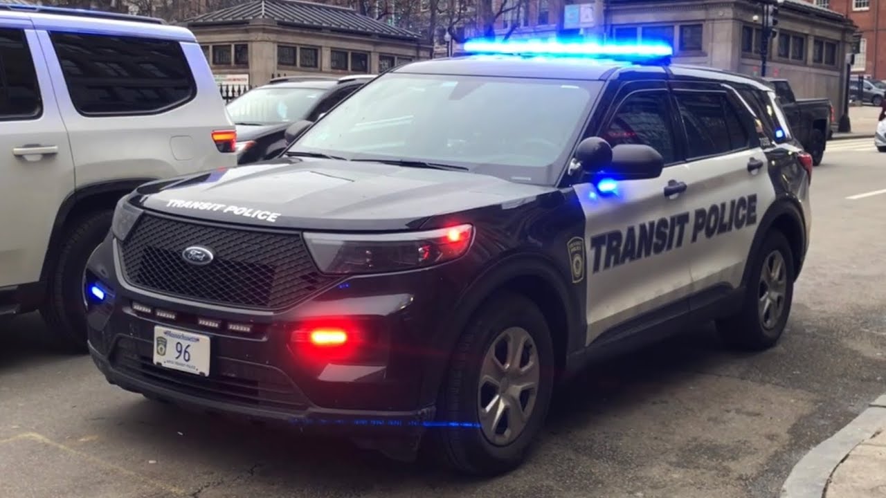 MBTA Transit Police 2020 FPIU old livery - YouTube
