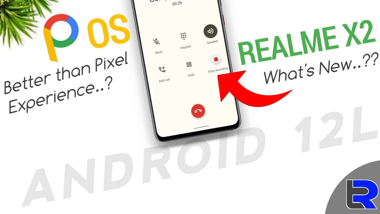 Realme X2🔥Latest PIXEL OS Android 12L Custom ROM Detailed Review | New ...