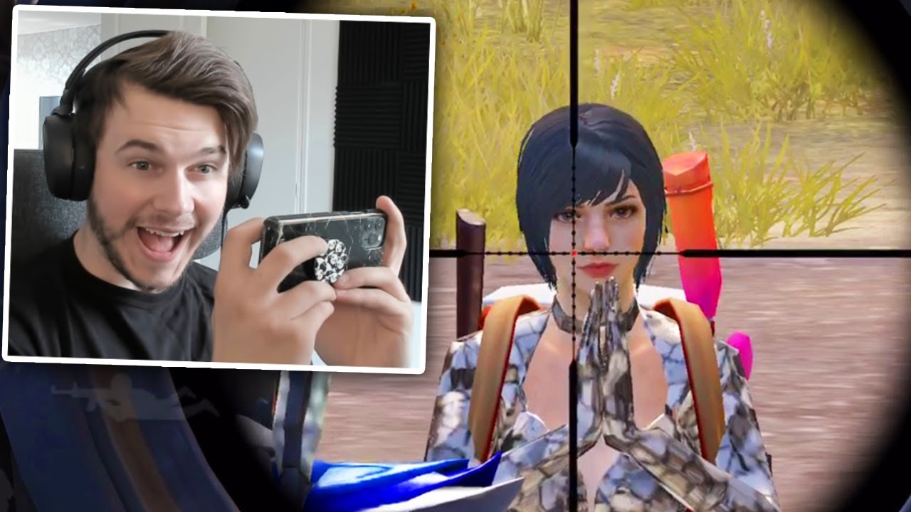 PANDA PLAYS on PHONE for the FIRST TIME! | Pubg Mobile - YouTube