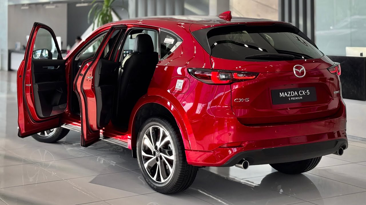 2025 Mazda CX-5 S-Premium: 5Seaters | Soul Red Crystal Metallic - YouTube