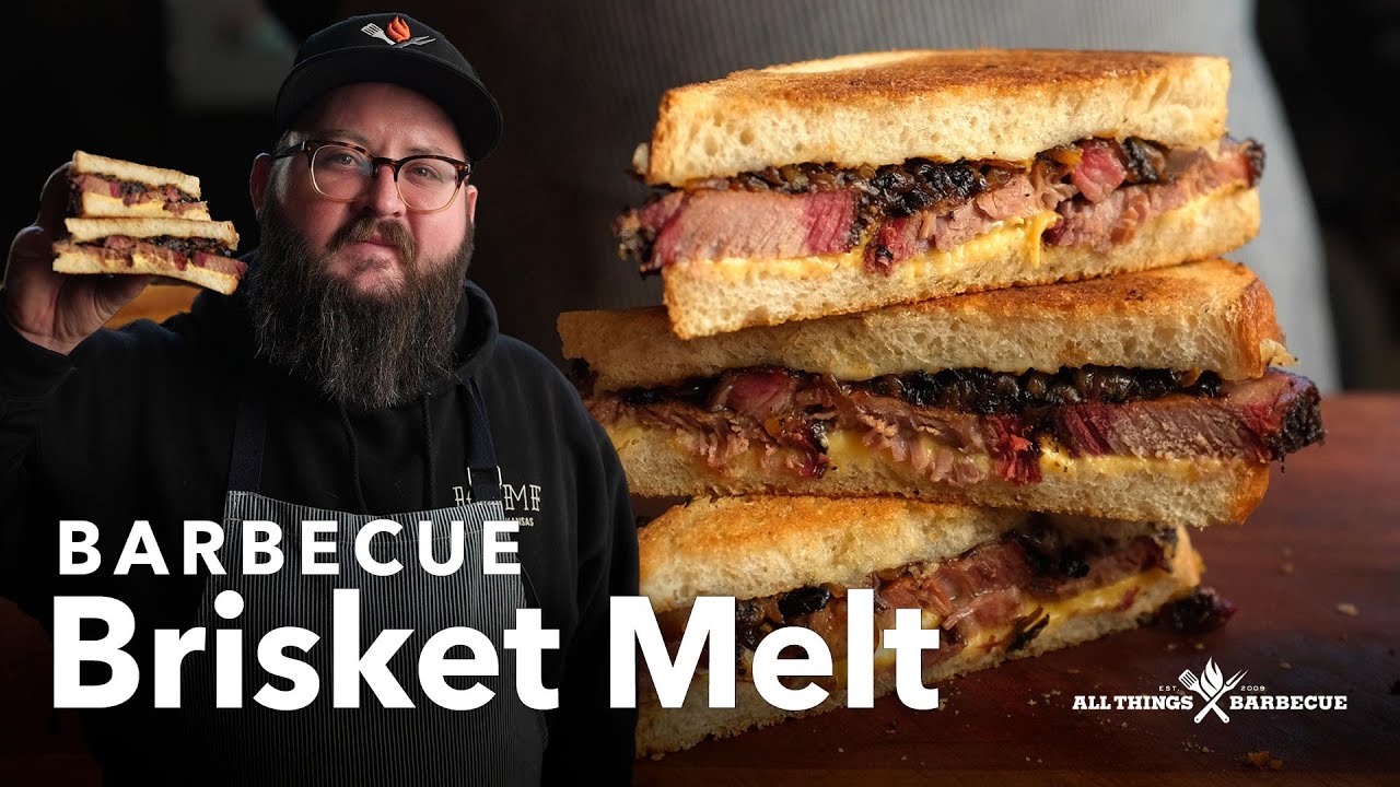 Barbecue Brisket Melt Recipe – Gooey Cheese, Caramelized Onions ...