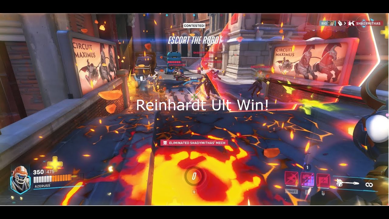 Reinhardt Ultimate Win - Overwatch 2 - YouTube