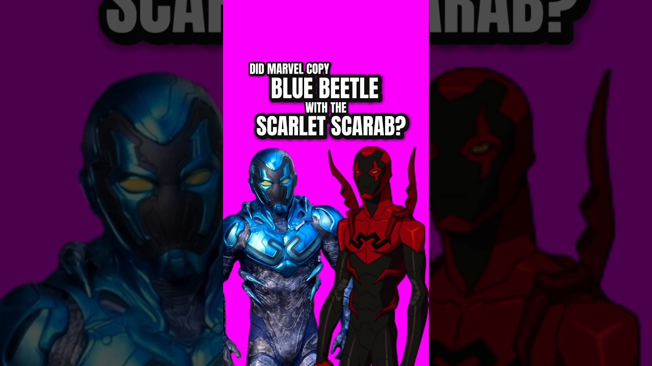 Blue Beetle Vs Scarlet Scarab